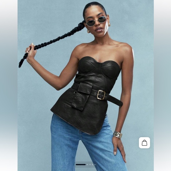 Missguided | Tops | Missguided Black Strapless Top | Poshmark